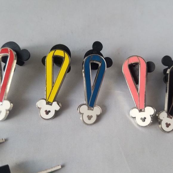 Disney | Accessories | Disney Trading Pins Lot Of Lanyard Flags | Poshmark